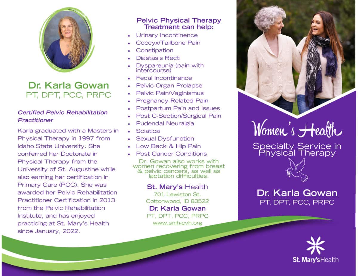 Women’s Health – St. Mary's Health & Clearwater Valley Health